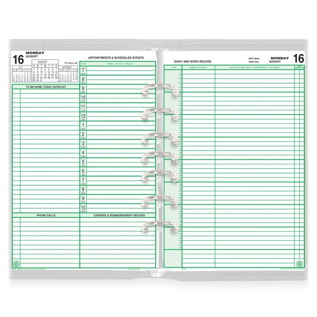 Daytimer Printable Pages Shop Fresh