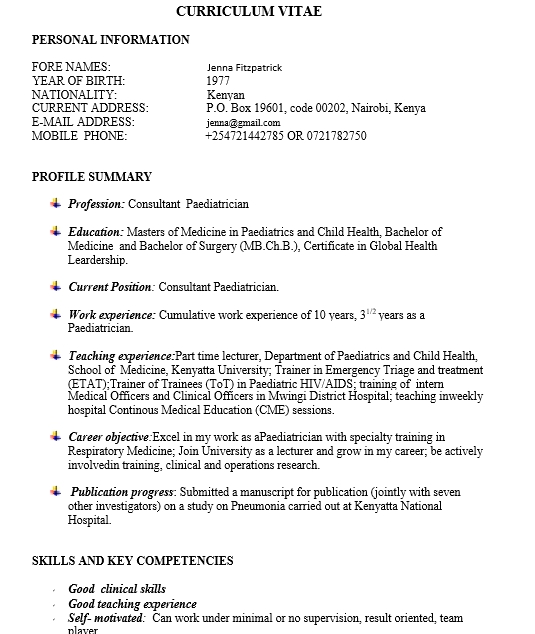 10 Medical Curriculum Vitae Shop Fresh