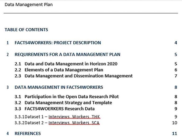 Data Management Plan Template | shop fresh