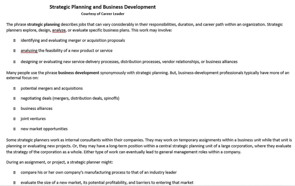 Development Plan Template | shop fresh