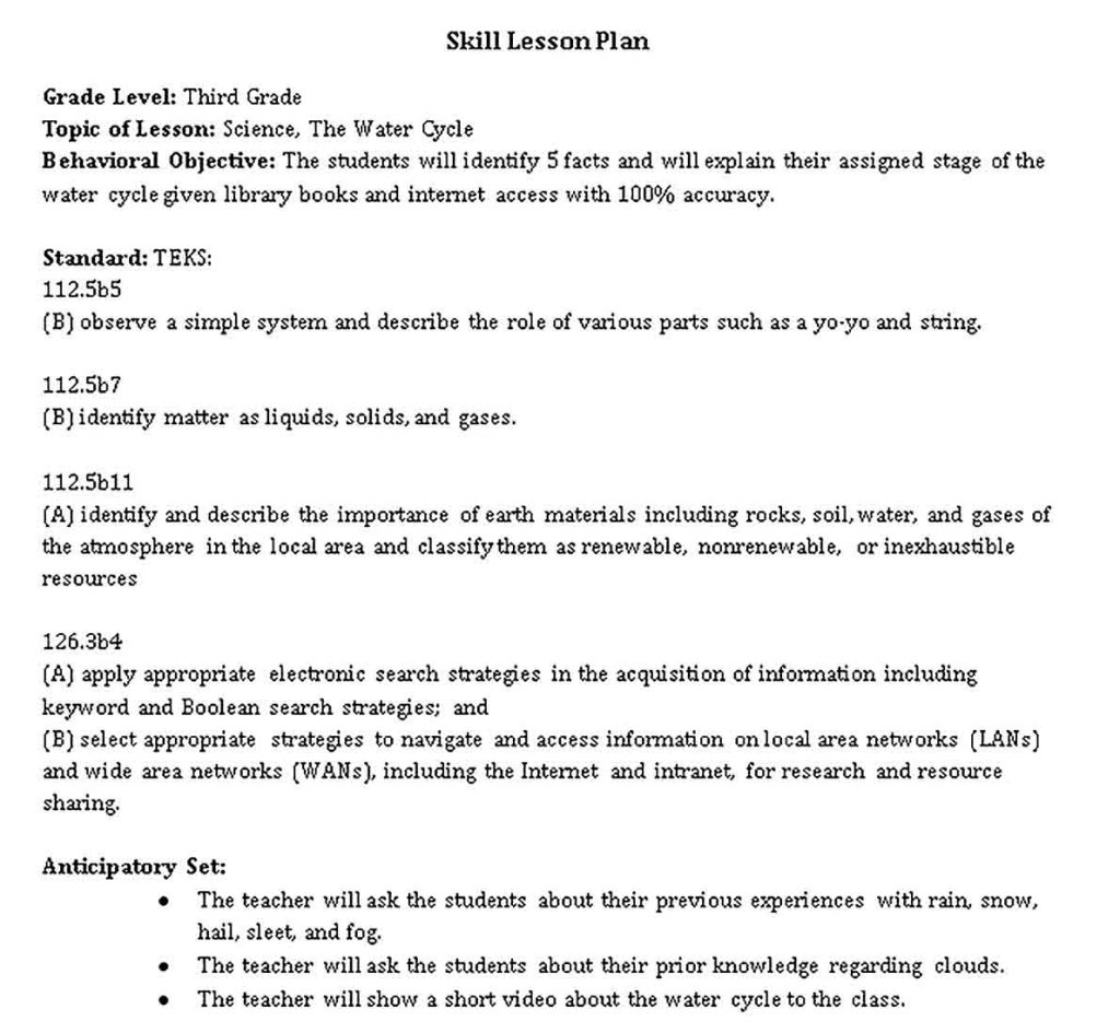 Use Madeline Hunter Lesson Plan Template | shop fresh